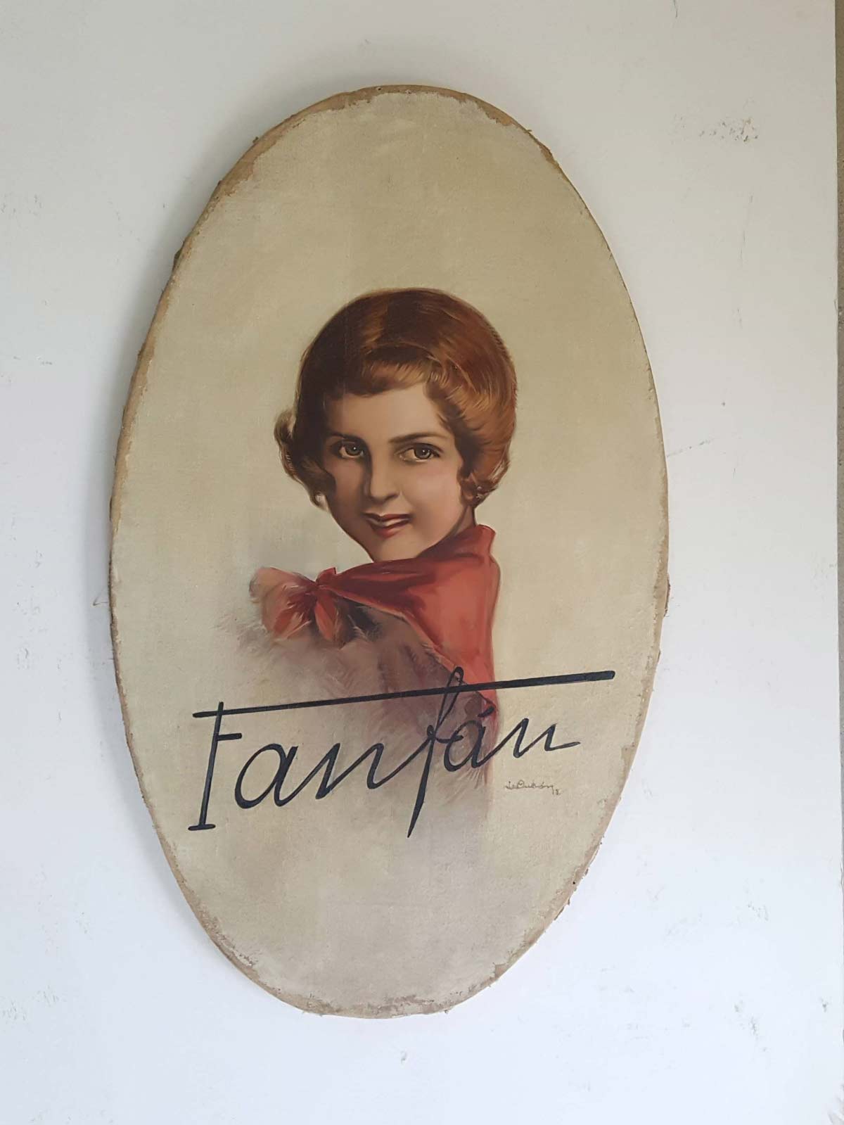 Emblema de la bombonería “Fanfán” | Echenique Restauración